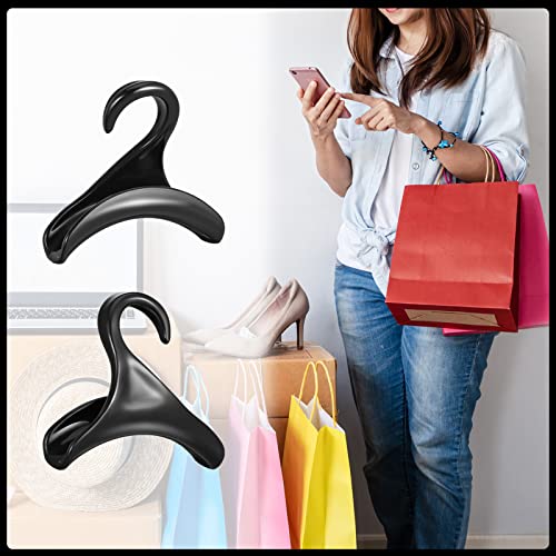 Fuyamp 6 Pieces Purse Hangers Hook Handbag Hanger Organizer Closet Holder Hook for Purses Handbags Tote Satchels Belt Scarf Tie(Black)