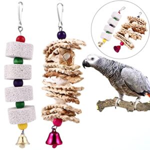 PATKAW Teething Toys Teething Toys Hammock Swing 2 Pieces Bird Chewing Toy- Pet Parrot Toy Parrot Chewing Toy Bird Parrot Toy Parrot Cage Bite Teething Toys Hammock Swing Hammock Swing