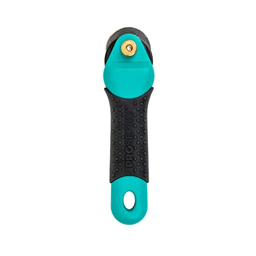 SINGER ProSeries 45mm Stick Rotary Cutter with Ergonomic Handle and 45mm Blade Replacement, Includes 2 Blades