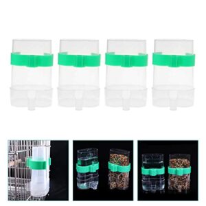 HANABASS Dispenser Container Dispenser Container 8 Pcs Bird Water Parrot Cage Water Feeder Bird Water Holder Automatic Birds Feeder Dispenser Automatic Bird Auto Feeder Auto Feeder