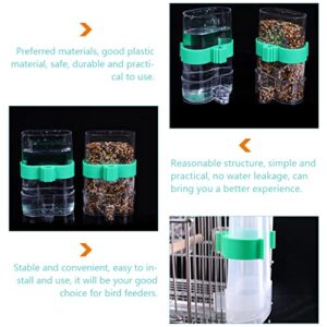 HANABASS Dispenser Container Dispenser Container 8 Pcs Bird Water Parrot Cage Water Feeder Bird Water Holder Automatic Birds Feeder Dispenser Automatic Bird Auto Feeder Auto Feeder