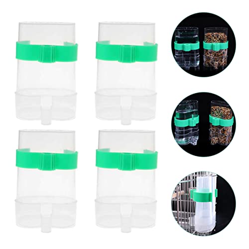 HANABASS Dispenser Container Dispenser Container 8 Pcs Bird Water Parrot Cage Water Feeder Bird Water Holder Automatic Birds Feeder Dispenser Automatic Bird Auto Feeder Auto Feeder