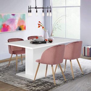 homy casa inc ethiopia high glossy white b table