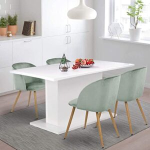 Homy Casa Inc Ethiopia HIGH Glossy White B Table