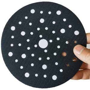 6 inch 53 Holes Premium Hook and Loop Pad Saver for Random Orbital Sanders notably extends the backing pad´s lifetime,Multi Hole Pad Protector (1 Pack)