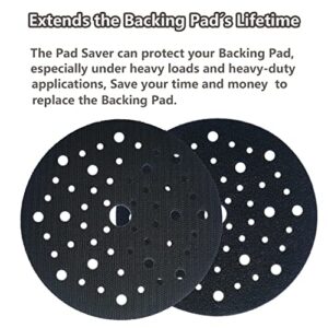 6 inch 53 Holes Premium Hook and Loop Pad Saver for Random Orbital Sanders notably extends the backing pad´s lifetime,Multi Hole Pad Protector (1 Pack)