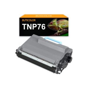 buticolor remanufactured tnp75 tnp76 black toner cartridge afc0032 afc0033 replacement for konica minolta bizhub 4000i 5000i printers(1-pack)