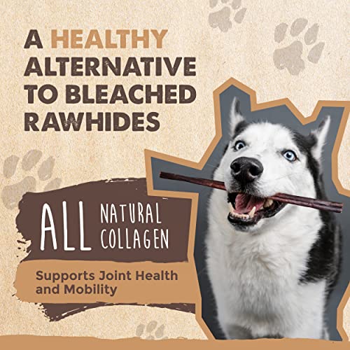 Mighty Paw Collagen Sticks for Dogs | Long Lasting Dog Chews. Rawhide Free Dog Chews Long Lasting. Collagen Chews for Dogs. Dog Chew Sticks. Beef Collagen Sticks for Dogs. Dog Chew Treats. (8 Pack)