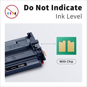 58A Toner Cartridge (with Chip) LemeroSuperx Compatible Replacement for HP 58A 58X CF258A Work for M428FDW M404DN M404N M404 M404DW M428FDN Printer (Black,2 Pack)