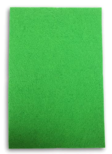 Felt Sheets Craft Sewing DIY Set - Solid Color Sheet Packs - 6 x 9 inches - 8 Ct (Green)