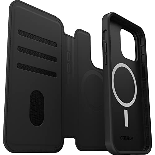 OtterBox Detachable Folio Wallet (Case Sold Separately) for MagSafe - IPhone 14 Pro Max (ONLY) - SHADOW (Black)