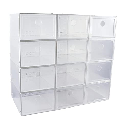 Extra Large Shoe Organizer, Shoe Storage, XL Shoe Box, Clear Shoe Boxes Stackable, Shoe Boxes Clear Plastic Stackable, Shoe Storage Organizer, Shoe Storage Boxes, Shoe Case, Shoe Containers, Sneaker Storage