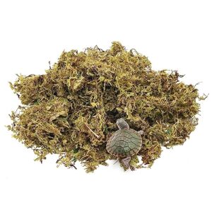 kathson sphagnum moss for reptiles, 17.5 oz natural dried moss, reptiles peat moss, natural sphagnum moss, frog moss for leopard, long fibered dried moss for tortoise/bearded dragon/snake/lizard