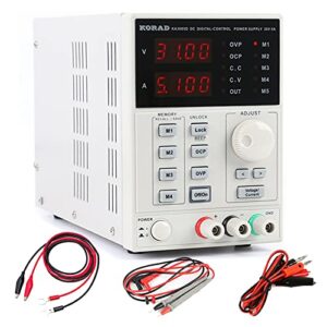 dc power supply variable ka3005d programmable high accuracy adjustable digital laboratory power supply dc power supply 30v 5a 4ps ma 110v or 220v with lcd display (power source standard : 220v)