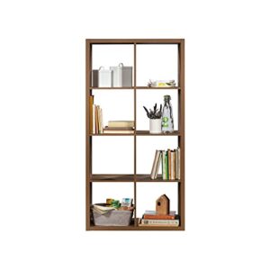 Sauder Miscellaneous Storage 8-Cube Organizer, L: 29.84" x W: 13.03" x H: 57.87", Rural Pine