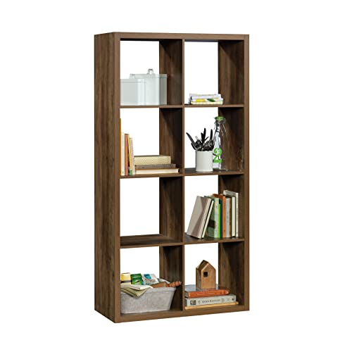 Sauder Miscellaneous Storage 8-Cube Organizer, L: 29.84" x W: 13.03" x H: 57.87", Rural Pine