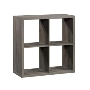 sauder miscellaneous storage 4-cube organizer, mystic oak finish