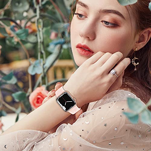 Aopigavi Engraved Designer Sport Bands Compatible with Apple Watch Bands 42mm 44mm 38mm 41mm 40mm 45mm 49mm, Soft Waterproof Silicone Strap Wristband for iwatch Ultra/SE Series 8/7/6/5/4/3/2/1