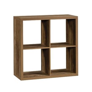 sauder miscellaneous storage 4-cube organizer, rural pine finish