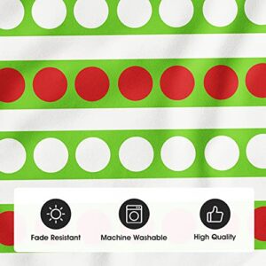 AVOIN colorlife Christmas Polka Dot Pet Bandana 2 Pcs, Adjustable Boho Believe Xmas Hat Holiday Party Triangle Reversible Dog Cat Scarf for Small Medium Large Dogs