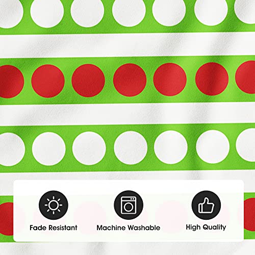 AVOIN colorlife Christmas Polka Dot Pet Bandana 2 Pcs, Adjustable Boho Believe Xmas Hat Holiday Party Triangle Reversible Dog Cat Scarf for Small Medium Large Dogs