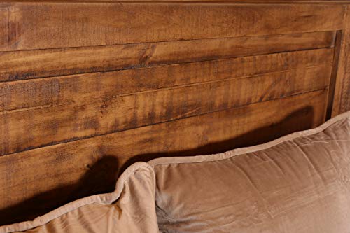 Sunset Trading Rustic City Queen Bed, Natural Oak