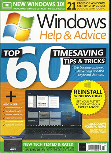 WINDOWS HELP & ADVICE, TOP 60 TIMESAVING TIPS & TRICKS NOVEMBER, 2018# 154