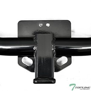 Class 3 III Black 2" Receiver Tube Rear Bumper Trailer Tow Hitch Towing Mount Compatible With 07-11 Honda CRV CR-V