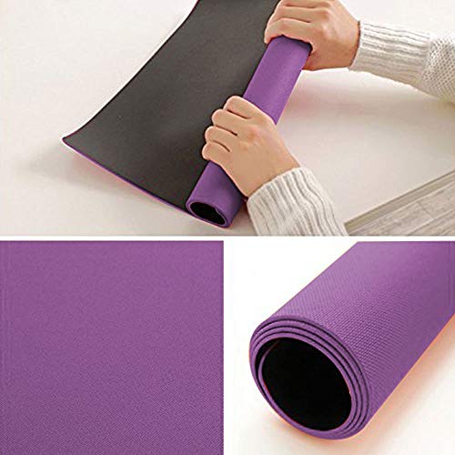 Desk Pad, Purple Desk Blotter,zxtrby Mouse Mat for Office Home Desk Protector pad Waterproof Cotton & Nano Technology Water 24''x14'' (Purple)