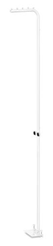 Whitmor Magnetic Laundry Valet Hanging Rod - White