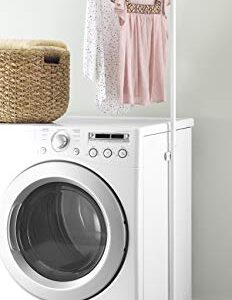 Whitmor Magnetic Laundry Valet Hanging Rod - White