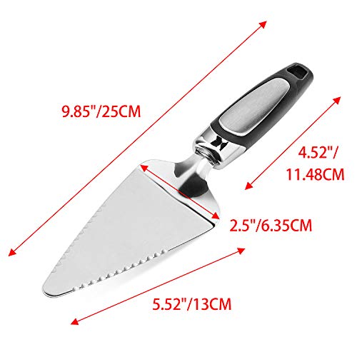 Awpeye 2PCS Flatware Pie Server Stainless Steel Cake Cutter, Pizza/Tart/Dessert Slicer.