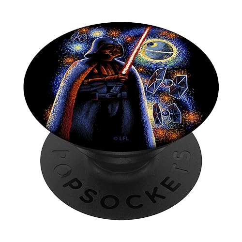 Star Wars Darth Vader Starry Night Paint Galaxy PopSockets Standard PopGrip