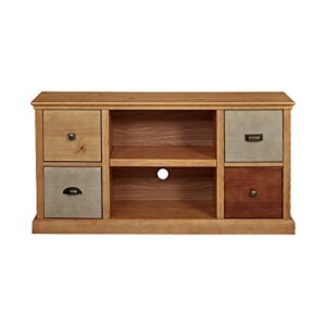 Amazon Brand – Ravenna Home Classic Solid Wood Media Center, 47"W