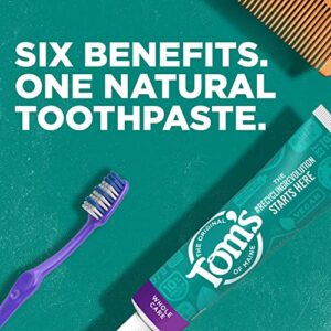 Tom's of Maine Whole Care Natural Toothpaste with Fluoride, Peppermint, 4 oz.