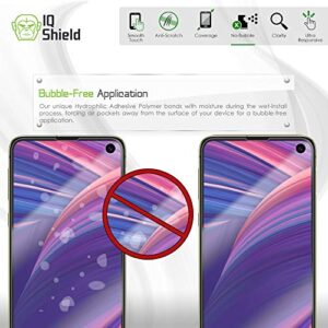 IQShield Screen Protector Compatible with Galaxy S10e 5.8 inch (2-Pack)(Case Friendly) Anti-Bubble Clear TPU Film