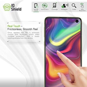 IQShield Screen Protector Compatible with Galaxy S10e 5.8 inch (2-Pack)(Case Friendly) Anti-Bubble Clear TPU Film