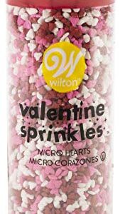 Food Items SPRINKLE MIX RD/PK/WHTE, us:one size, Red, Pink & White Micro Hearts