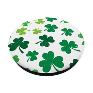 Shamrock St Pattys Day Gifts PopSockets PopGrip: Swappable Grip for Phones & Tablets