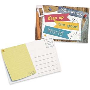 96 Pack Motivational Postcards for Kids and Students, Classroom Supplies (6x4 in)