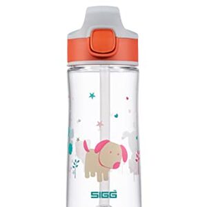 SIGG - Kids Miracle Water Bottle - Puppy Friends - Lightweight Tritan with Leak-Proof Lid - One Hand Children's Drink Bottle - 15 Oz (8731.80)