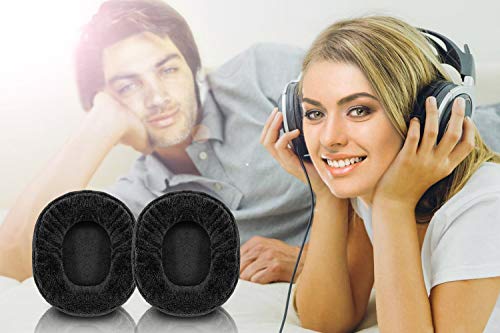 Replacement Ear Pads Compatible with ATH-M50x M50 M40, Arctis 7 Arctis Pro, ATH-WS1100iS, HD280 Pro, SRH 440, MDR-7506 V6 Headphone Memory Foam Earpads (Black Velvet)