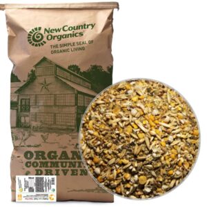 New Country Organics | Corn-Free Classic Layer Feed for Laying Hens | Corn-Free and Soy-Free | 17% Protein | Certified Organic and Non-GMO | 50 lbs