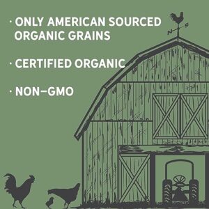 New Country Organics | Corn-Free Classic Layer Feed for Laying Hens | Corn-Free and Soy-Free | 17% Protein | Certified Organic and Non-GMO | 50 lbs