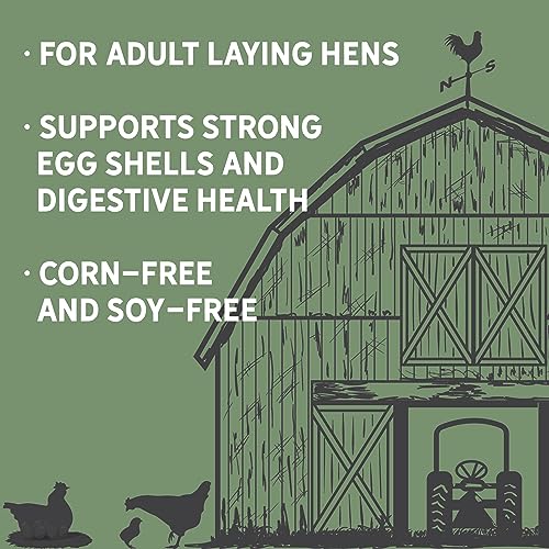 New Country Organics | Corn-Free Classic Layer Feed for Laying Hens | Corn-Free and Soy-Free | 17% Protein | Certified Organic and Non-GMO | 50 lbs