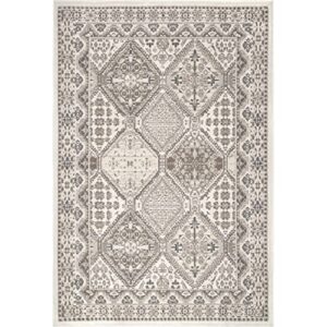 nuLOOM Becca Traditional Tiled Area Rug, 5x8, Beige