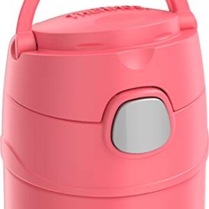 THERMOS FUNTAINER 16 Ounce Stainless Steel Bottle, Coral