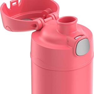 THERMOS FUNTAINER 16 Ounce Stainless Steel Bottle, Coral