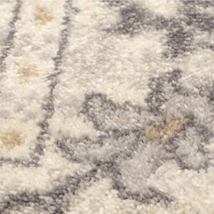 SUPERIOR Vintage Tilly Area Rug, 7' 10" x 10', Light Grey