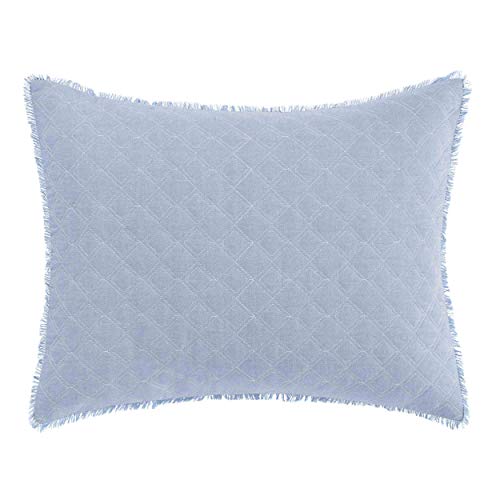 Laura Ashley Mila Throw Pillow, 16x20, Blue